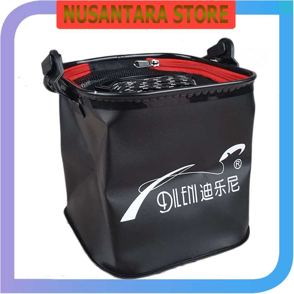 Jual NS - DILENI Ember Lipat Mancing Ikan Folding Bucket Handle - WF126 - NUSANTARA STORE ...