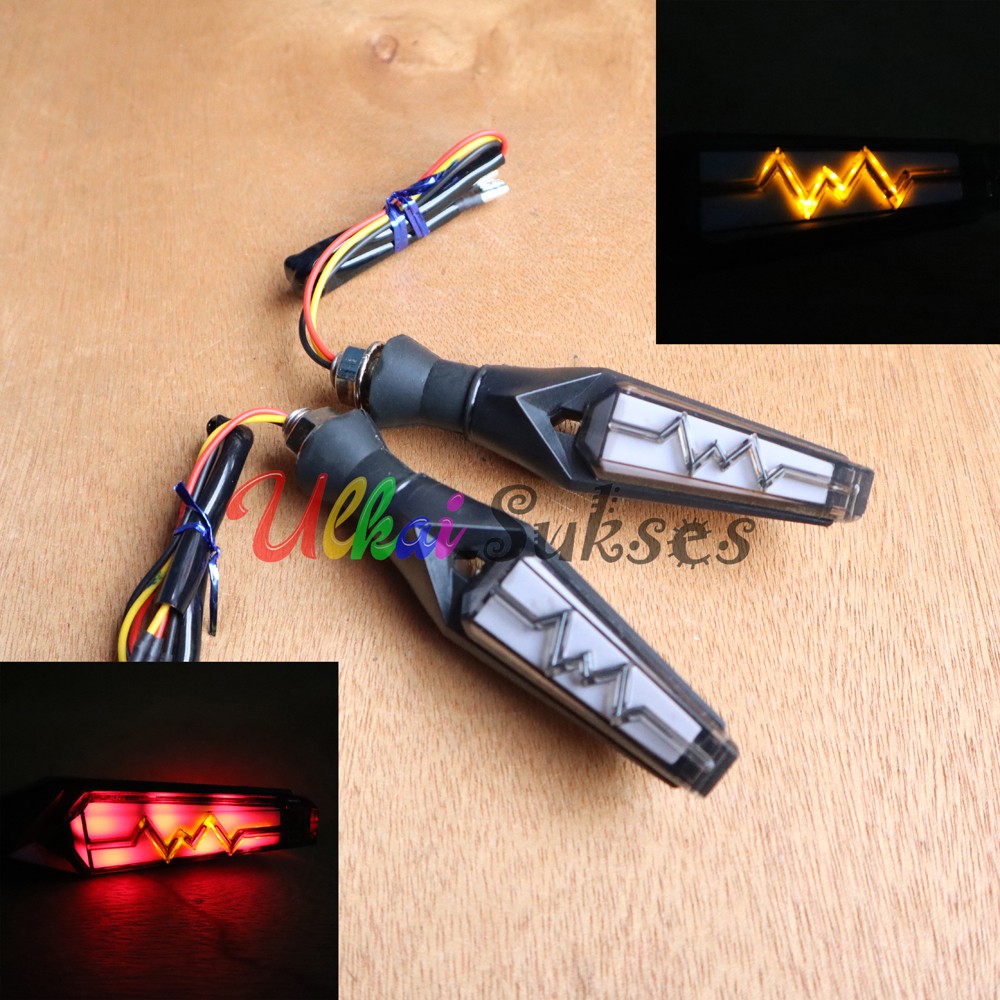 Jual Lampu Sein LED Motor l Variasi Aksesoris Lampu Sen Model Mini ...