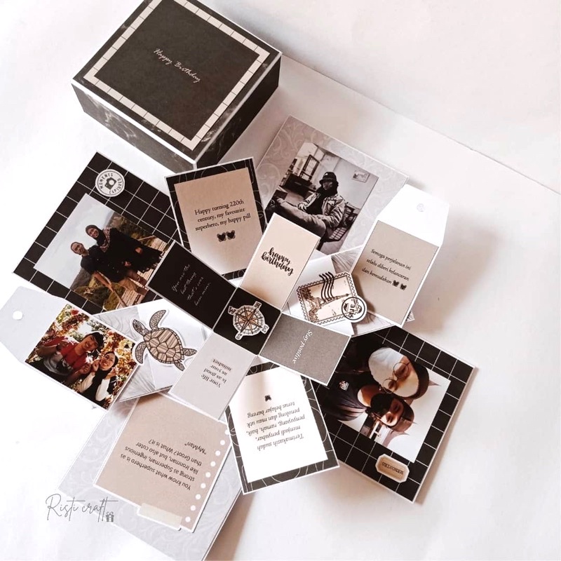 Jual (HANYA TAMBAHAN BIAYA JASA PENGERJAAN EXPRESS) Exploding Box | Explosion Box | Kotak kado ...