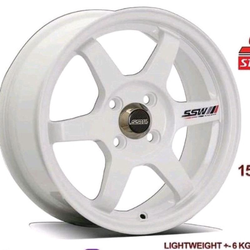 Jual Paketin BAN BARU 195 50 15 velg mobil ssw ORIGINAL made in thailand s205/te37 ring 15x6.5 ...