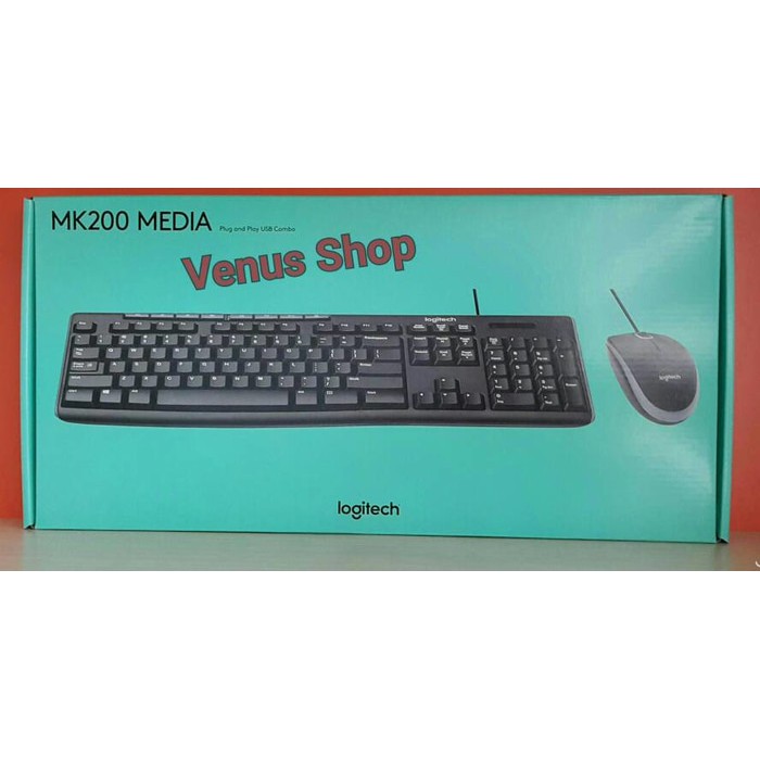 Jual Logitech Keyboard Mouse Mk200 Usb Keyboard Mouse Mk 200 Usb