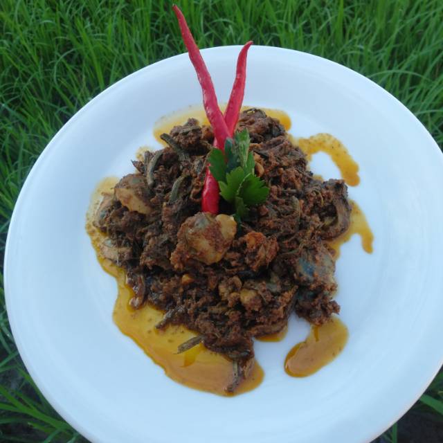 Jual RENDANG KERANG / RENDANG LOKAN MIX PAKIS 1/2 KG ASLI PADANG ...