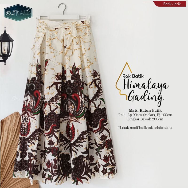 Jual ROK BATIK PANJANG PUTIH GADING MAS GENDHIS JAWI | Shopee Indonesia