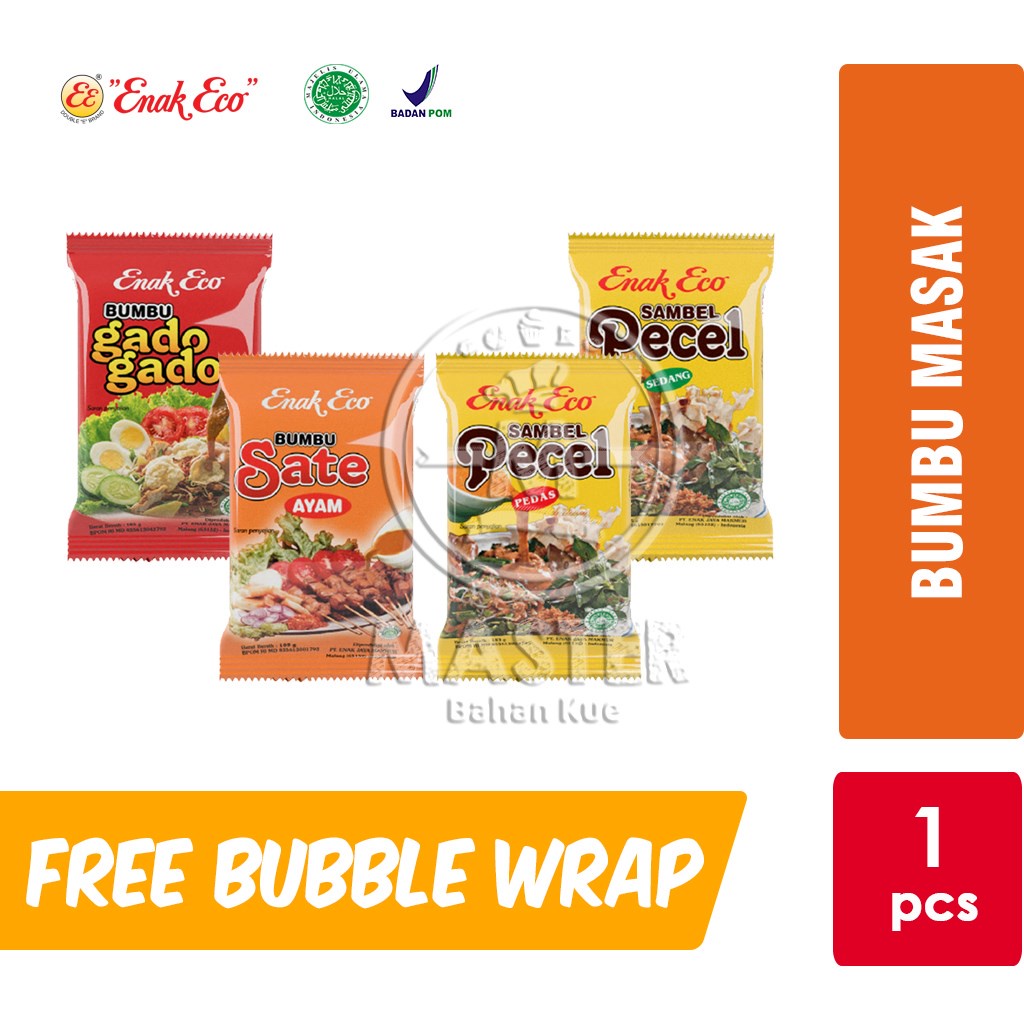 Jual Bumbu Sate / Pecel / Gado Gado ENAK ECO [1 pcs] | Shopee Indonesia