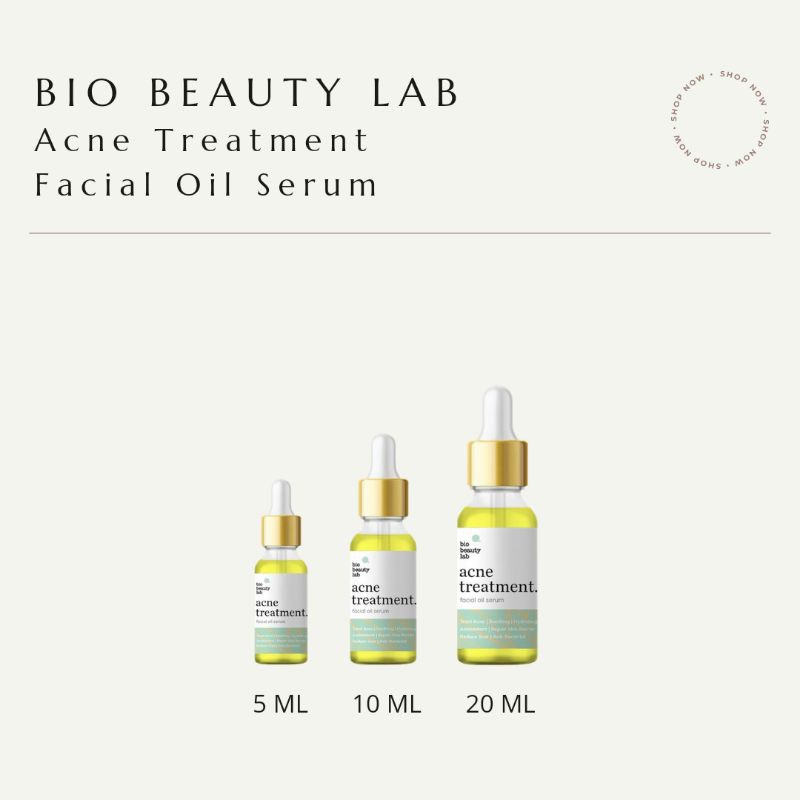 Jual Bio Beauty Lab Acne Treatment Facial Oil Serum | Shopee Indonesia