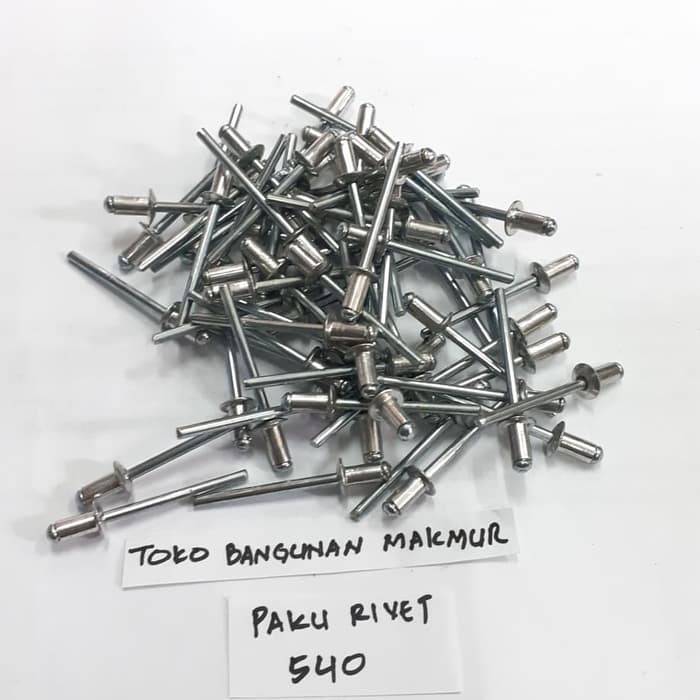 Jual Paku Rivet 540 Paku Rifet Ripet per 100 pcs | Shopee Indonesia