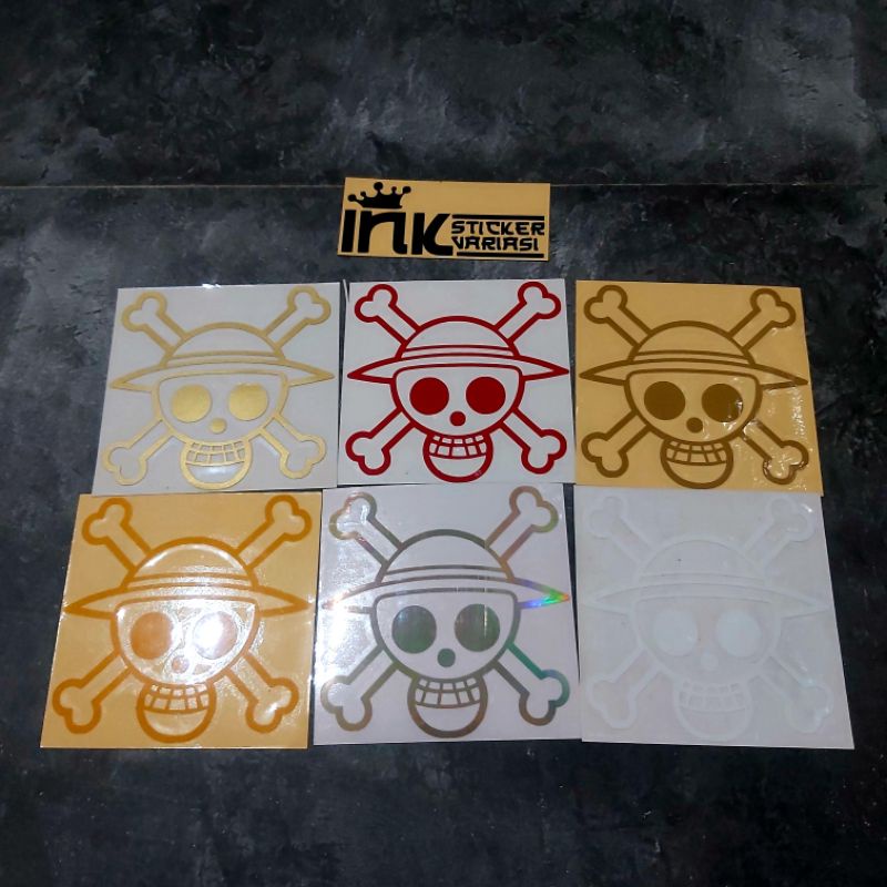 Jual STICKER LOGO ONE PIECE MOTOR MOBIL LAPTOP CUTTING | Shopee Indonesia