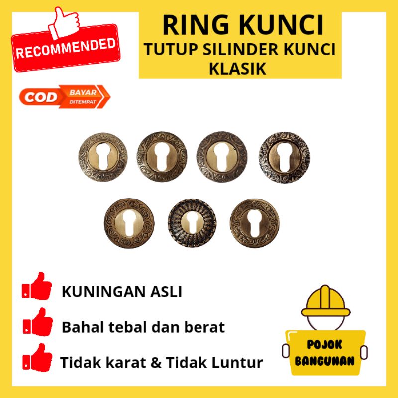Jual RING SILINDER KUNCI PINTU - TUTUP SILINDER KUNCI PINTU - PENUTUP ...