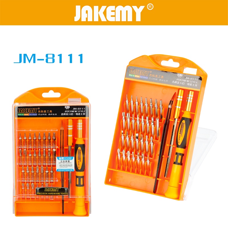 Jual Jakemy 33 in 1 Computer Repair Screwdriver Set / Set Obeng ...