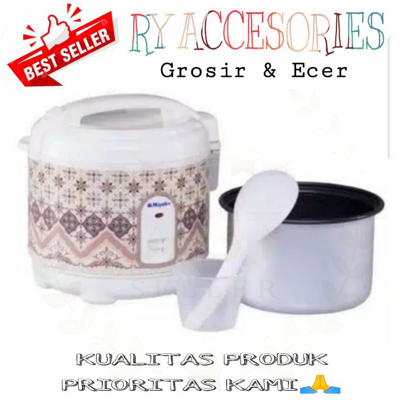 Jual RY - Dijual perkakas Miyako Rice Cooker Mini PSG-607 0.6 Liter ...