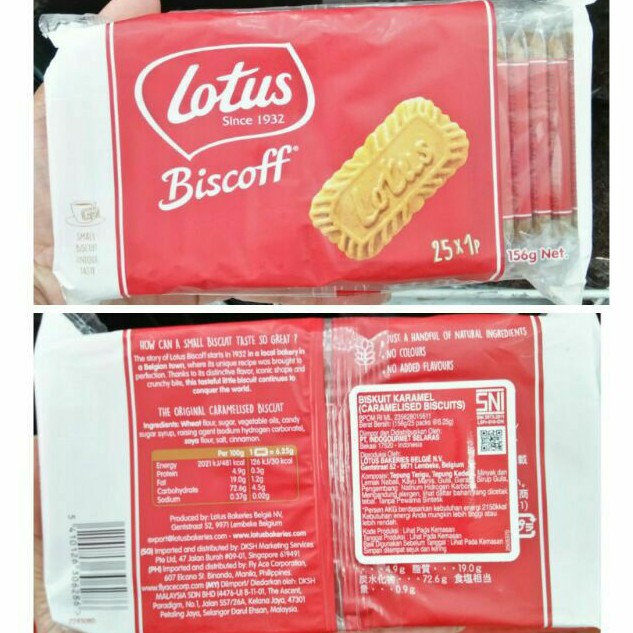 Jual Biskuit Lotus Biscoff/Biskuit Karamel 25 pcs/Dessert/Kue Kering ...