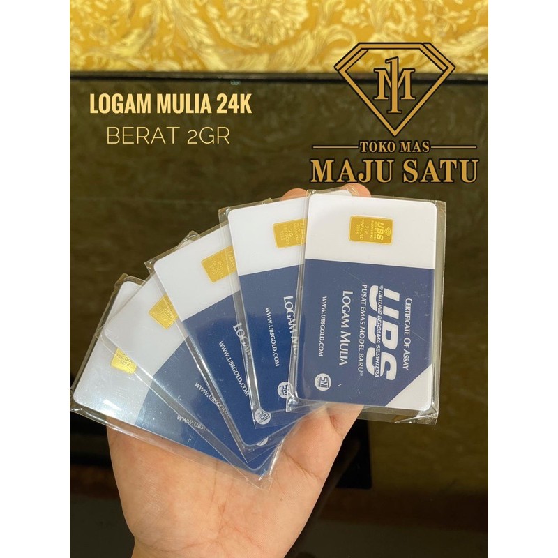 Jual LOGAM MULIA UBS 2 GRAM ( LM UBS ) PRESS (TERBARU 2021) | Shopee Indonesia