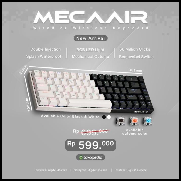 Jual Keyboard Digital Alliance Meca Air Wireless - Keyboard Da Gaming ...