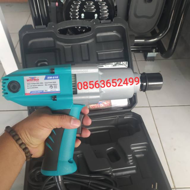 Jual Impact Wrench Elektric Alat Buka Baut Listrik 1/2 Inch Wipro EW ...
