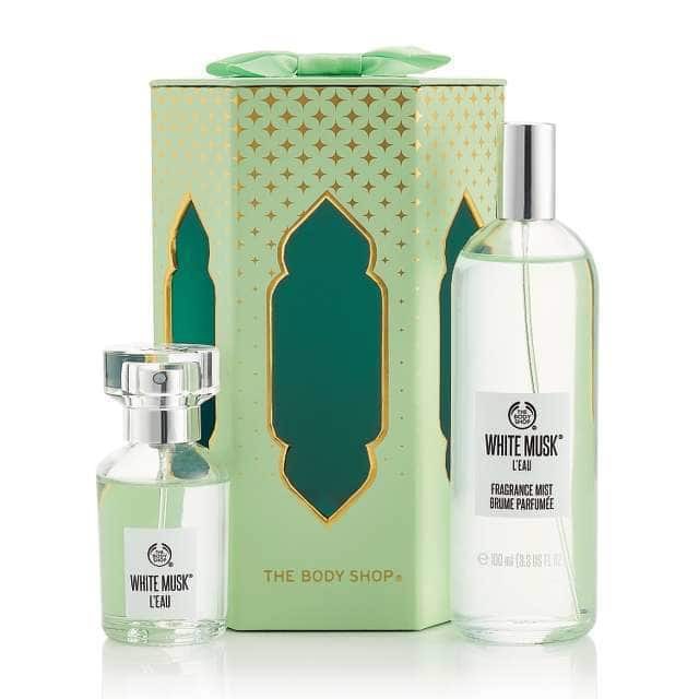 Jual The Body Shop "WHITE MUSK L'Eau" Parfum Gift Set Collection (EDT 30ml + Fragrance Mist ...