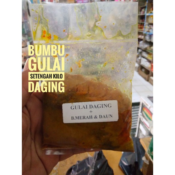 Jual Bumbu basah GULAI DAGING (untuk Sekilo Daging atau ayam) | Shopee ...
