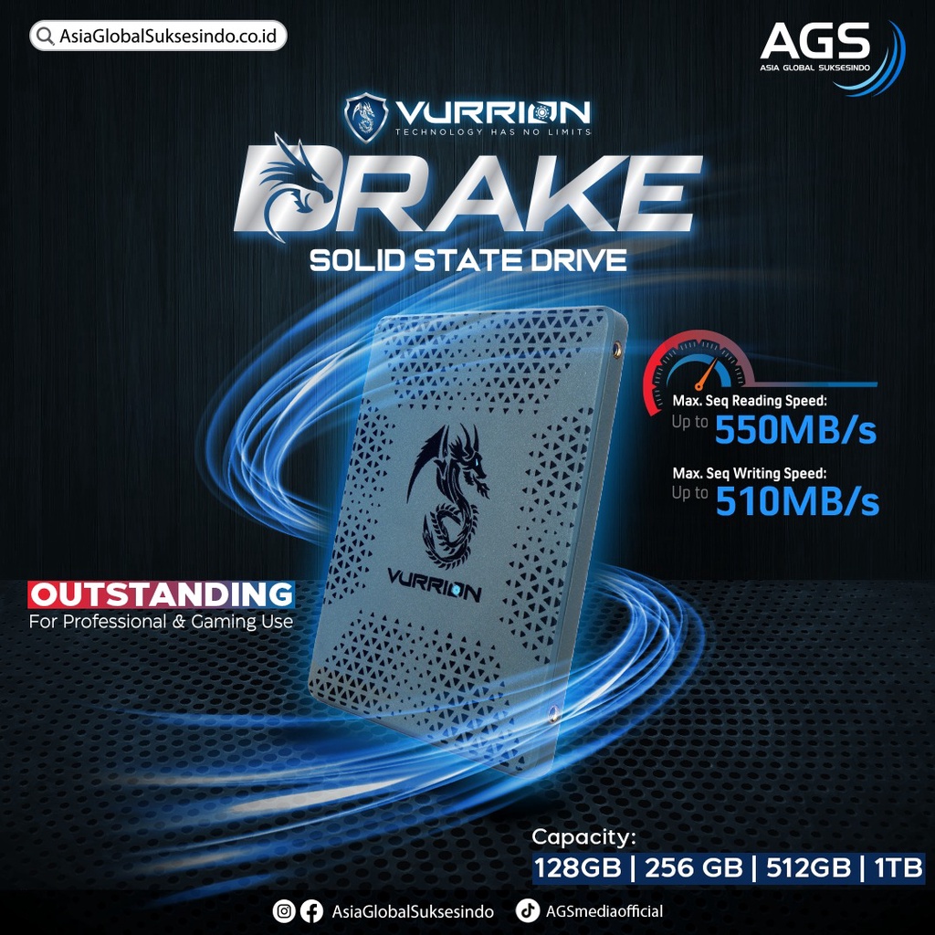 Jual SSD VURRION DRAKE 128GB | Shopee Indonesia