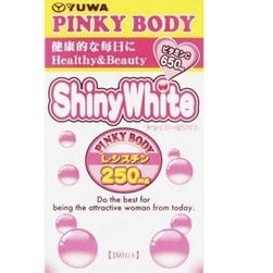 Jual yuwa pink body shinny white 180 tablets skin whitening asli jepang ...