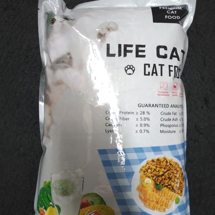 Jual LIFE CAT MAKANAN KUCING REPACK 1KG | Shopee Indonesia