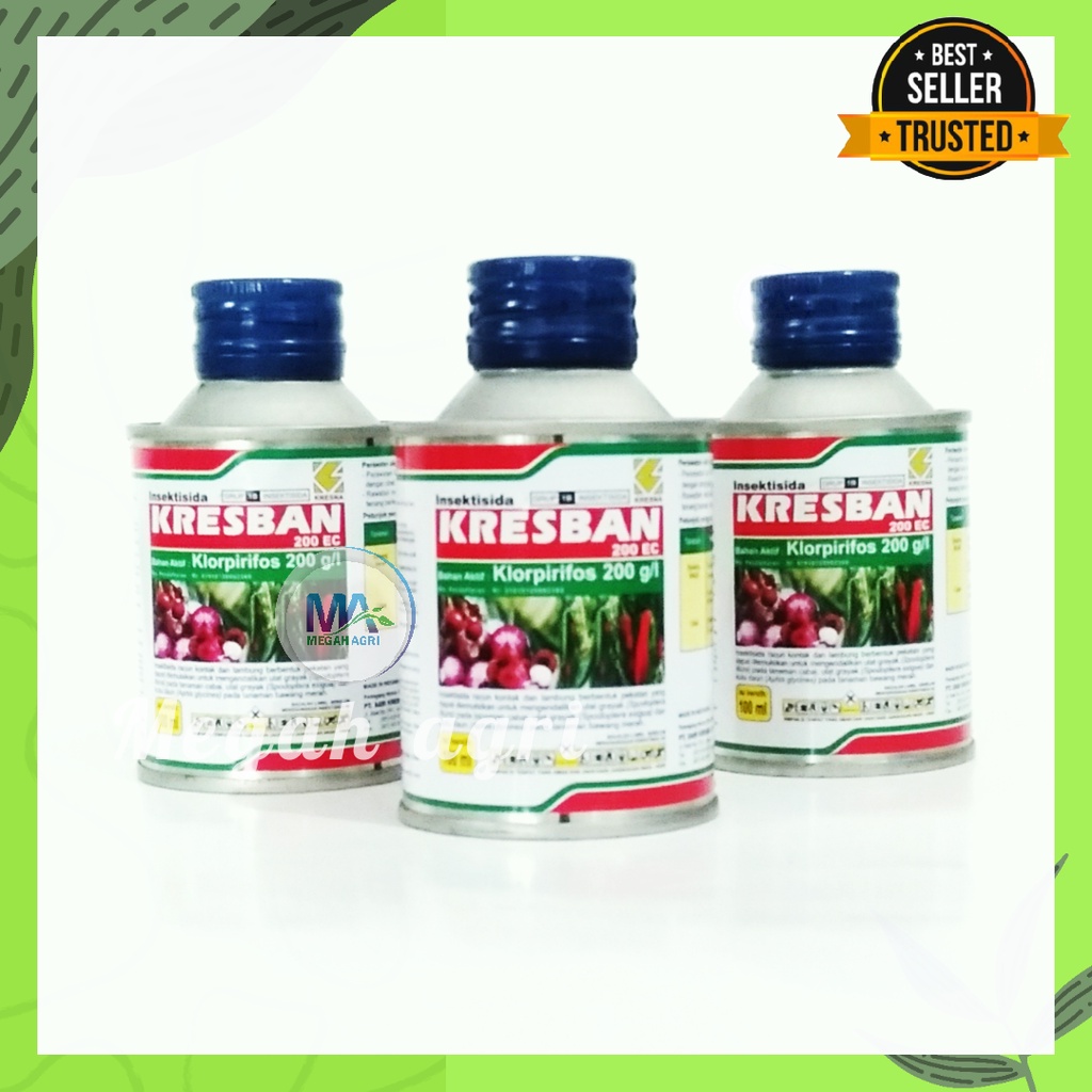Jual INSEKTISIDA KRESBAN 100ML Klorpirifos 200 g/l | Shopee Indonesia