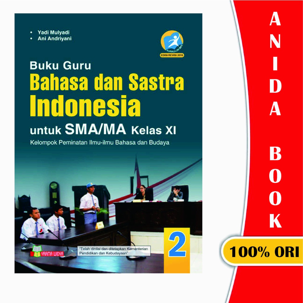 Jual Buku Guru Bahasa Dan Sastra Indonesia SMA/MA Kelas XI Peminatan - Yrama Widya | Shopee ...