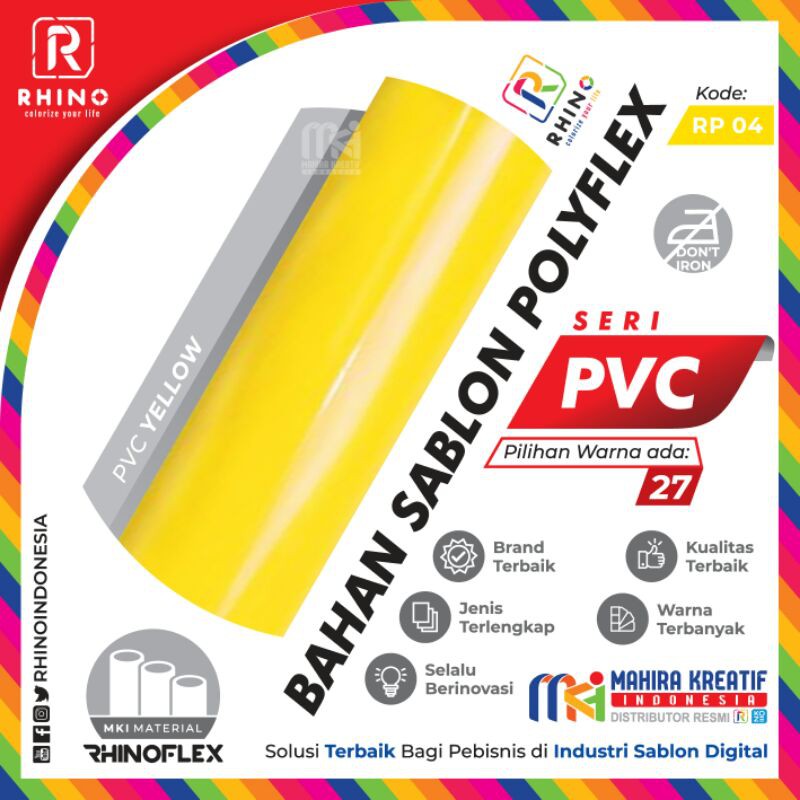 Jual bahan sablon polyflex pvc yellow | Shopee Indonesia