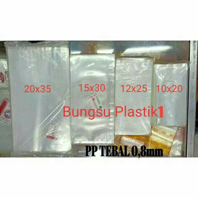 Jual Kantong Plastik PP Bening Tebal 0.8 mm Plastik Kerupuk Kantong Plastik isi 500gram | Shopee ...