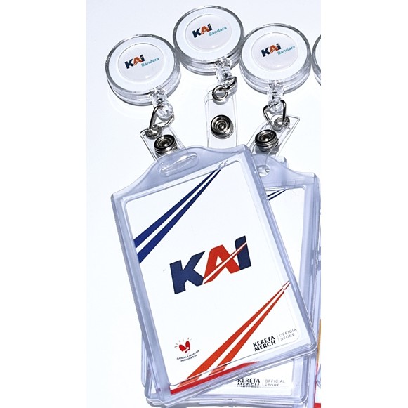Jual KERETA API INDONESIA ID CARD HOLDER YOYO TRANSPARAN NAME TAG ...