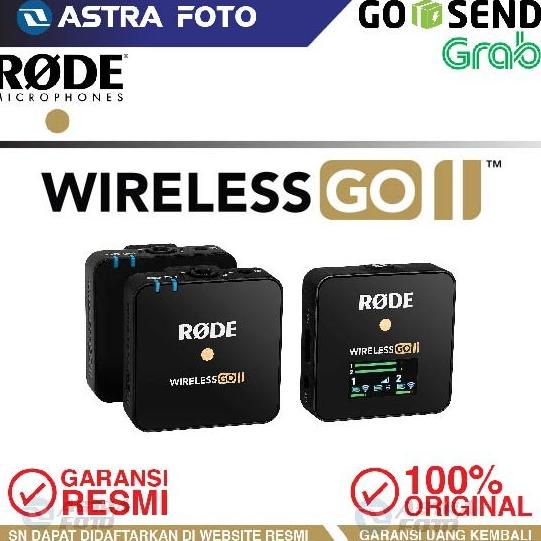 Jual Rode Wireless Go II 2 Channel Wireless Microphone, Mic Kamera HP | Shopee Indonesia
