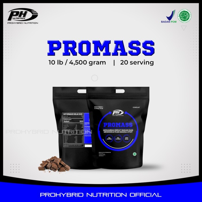 Jual susu penambah berat badan promass 10 lb tinggi kalori tinggi ...