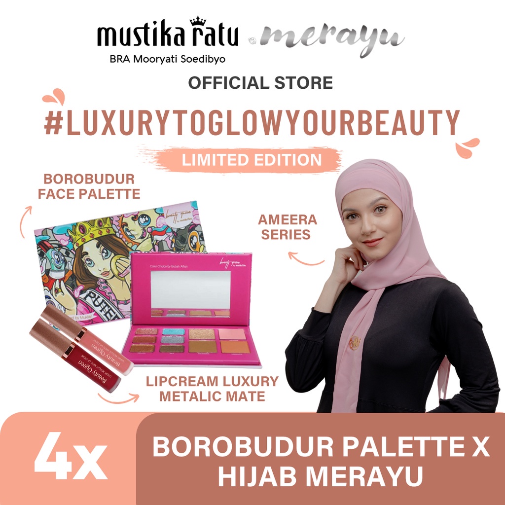 Jual MERAYU LIMITED Ameera Series | FREE Face Palette + Lip Cream ...