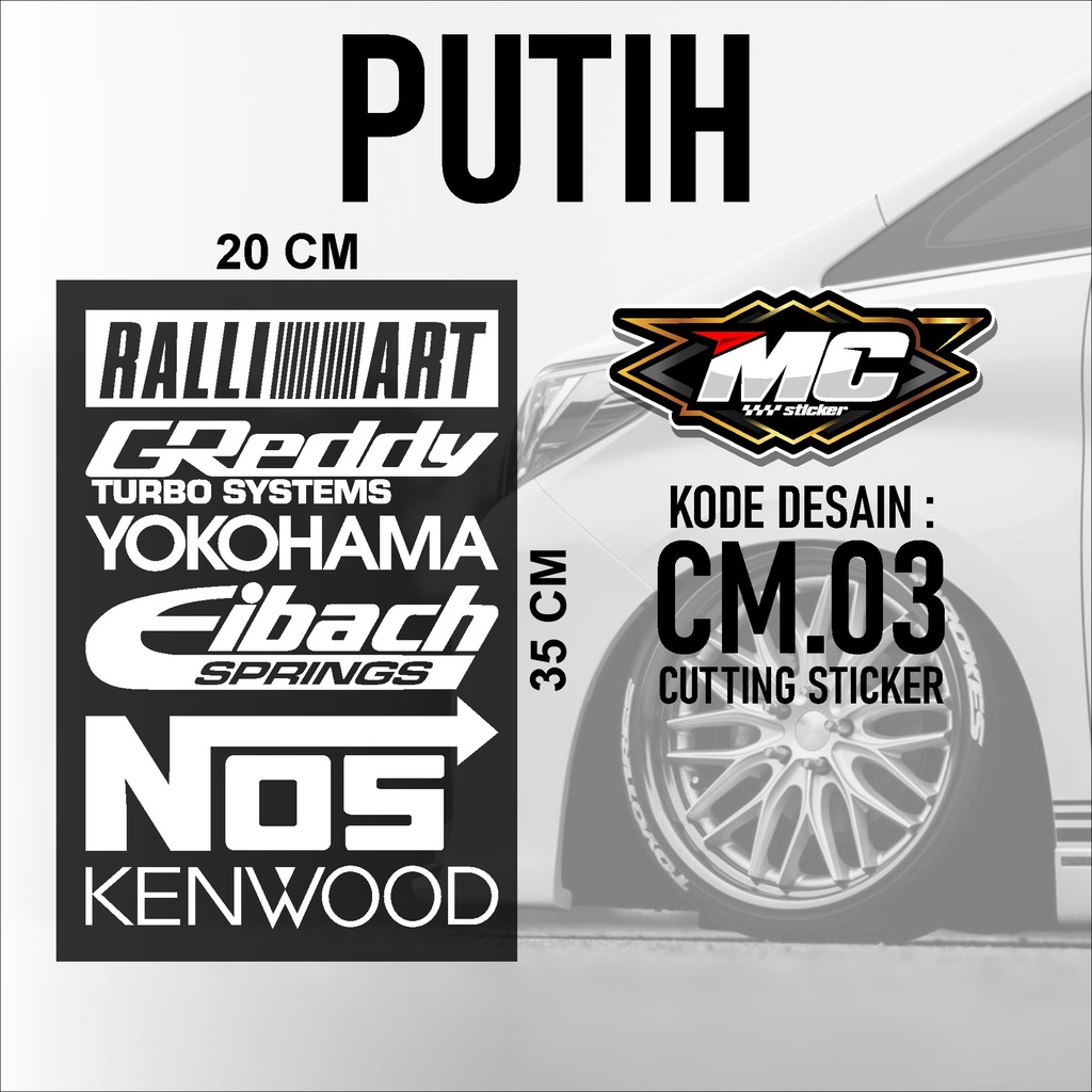 Jual MC Cutting Sticker CM 03 - Aksesoris Mobil Stiker Cutting Sticker ...