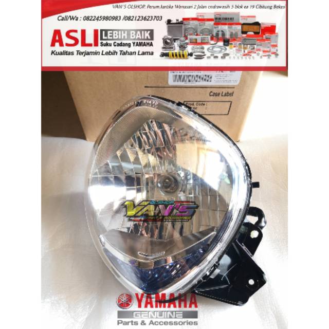 Jual Headlamp Assy Fino F1 & Fino 125 Original Yamaha Genuine Parts ...