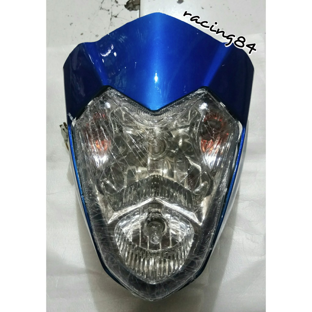 Jual BATOK SATRIA F150 BIRU HEADLAMP LAMPU DEPAN KEPALA FU OLD CKD LAMA ...