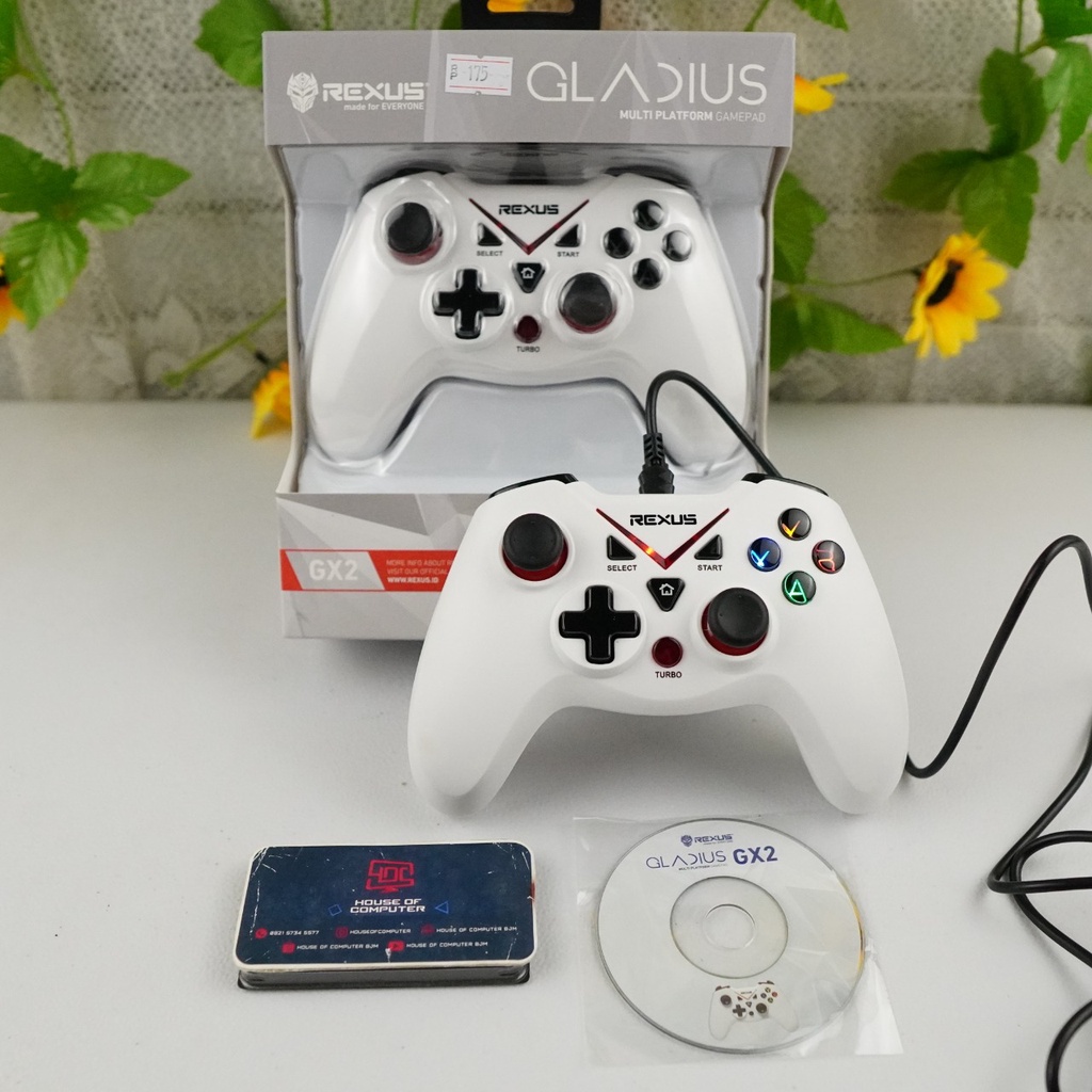 Jual gamepad rexus gladius GX2 pro usb PUTIH | Shopee Indonesia
