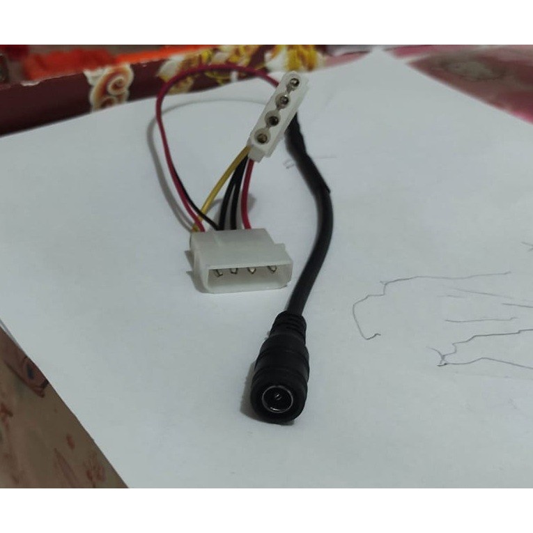 Jual Kabel socket Fan Molex PC to DC female | Shopee Indonesia