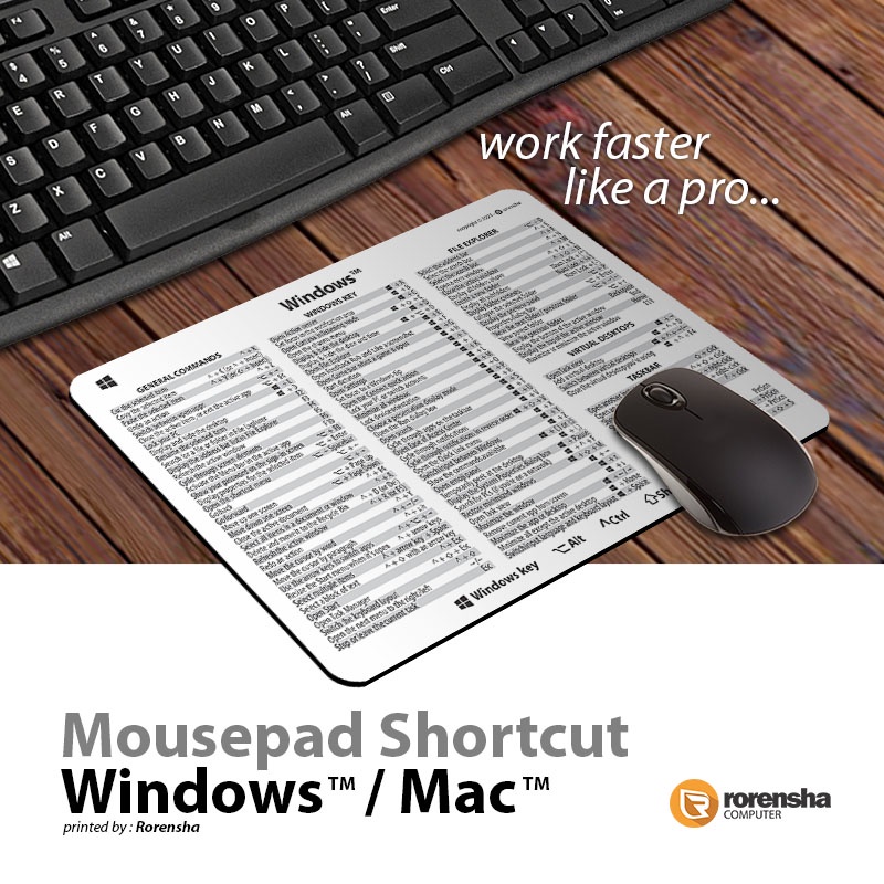 Jual Smart Mouse Pad Shortcut Windows OS / Mac OS | Shopee Indonesia