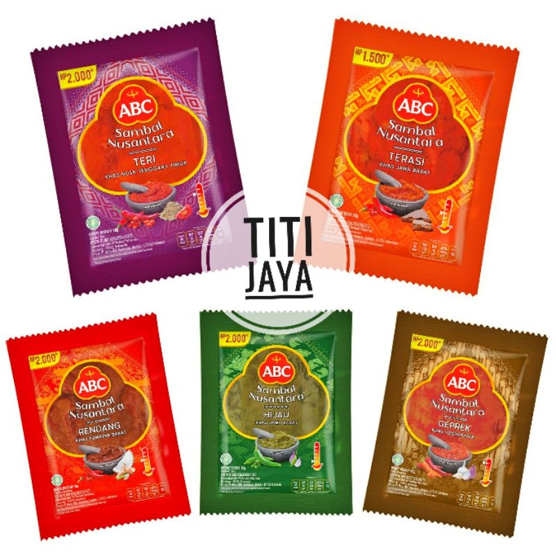Jual SAMBAL ABC MAMASUKA INSTAN NUSANTARA TERI RENDANG SAMBEL HIJAU ...