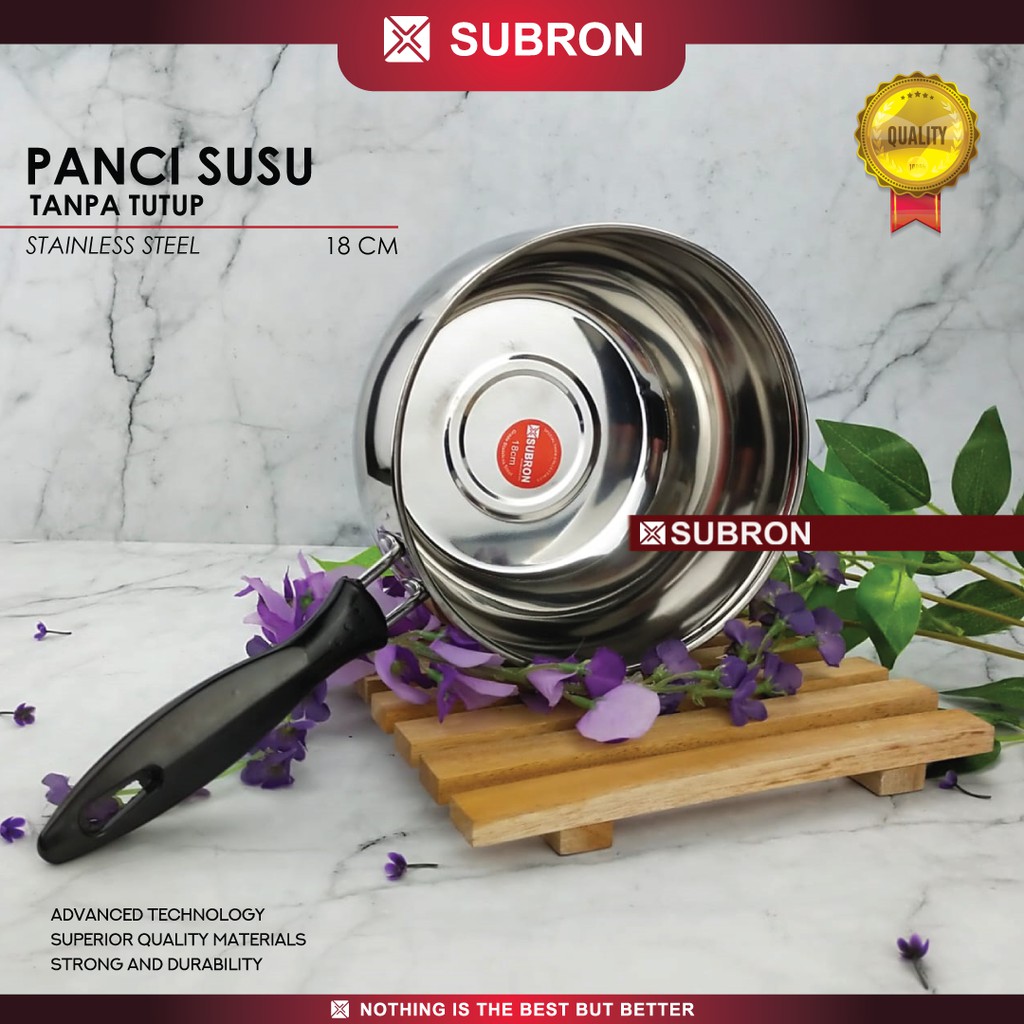 Jual SUBRON Panci Susu Milk Pot Tanpa Tutup Panci Lucu Stainless Steel ...