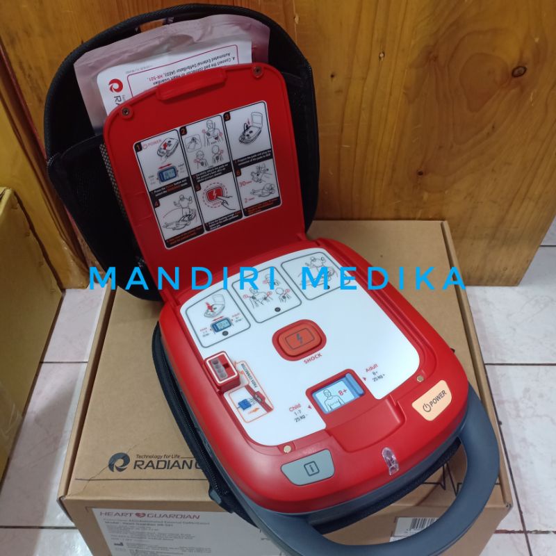 Jual GARANSI RESMI 1thn AED Heart Guardian Otomatis HR-501 Defibrillator | Shopee Indonesia
