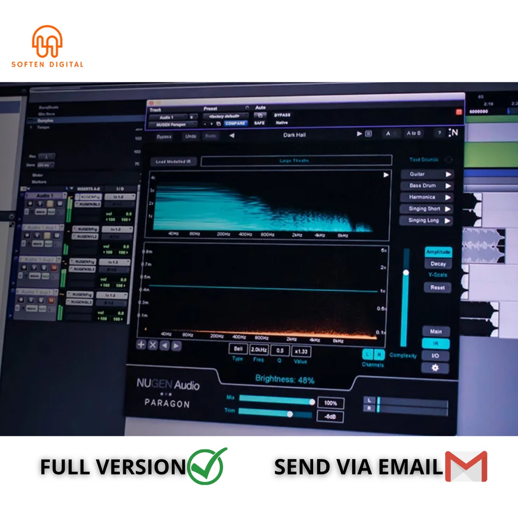 Jual NUGEN Audio Paragon v1 VST Plugin true convolution reverb with the ...