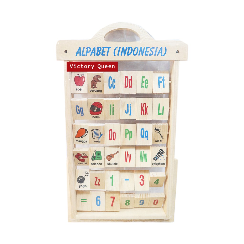 Jual Mainan Edukasi Alphabet Indonesia Belajar Membaca Alpabet Bagus ...
