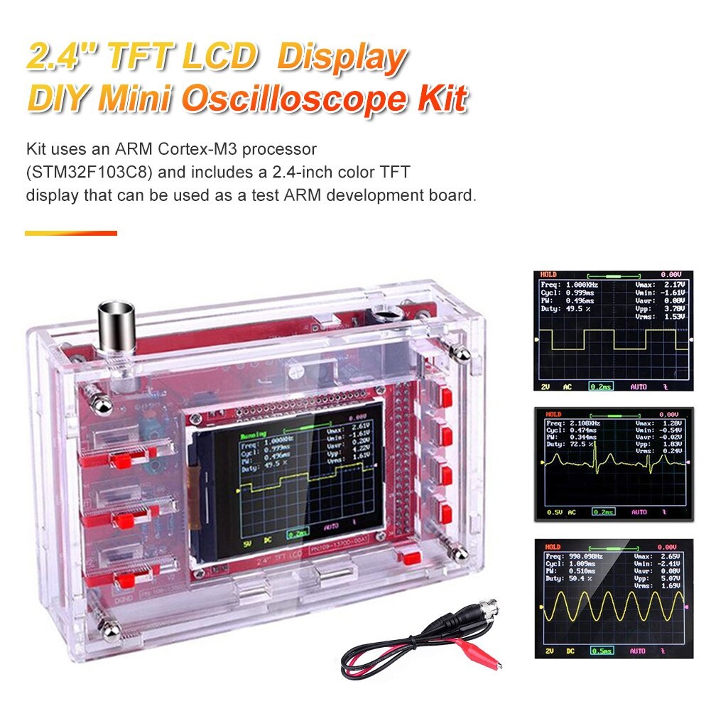 Jual DSO 138 Digital Oscilloscope Kit 2 4 inch TFT LCD 1 Mbps Osiloskop ...