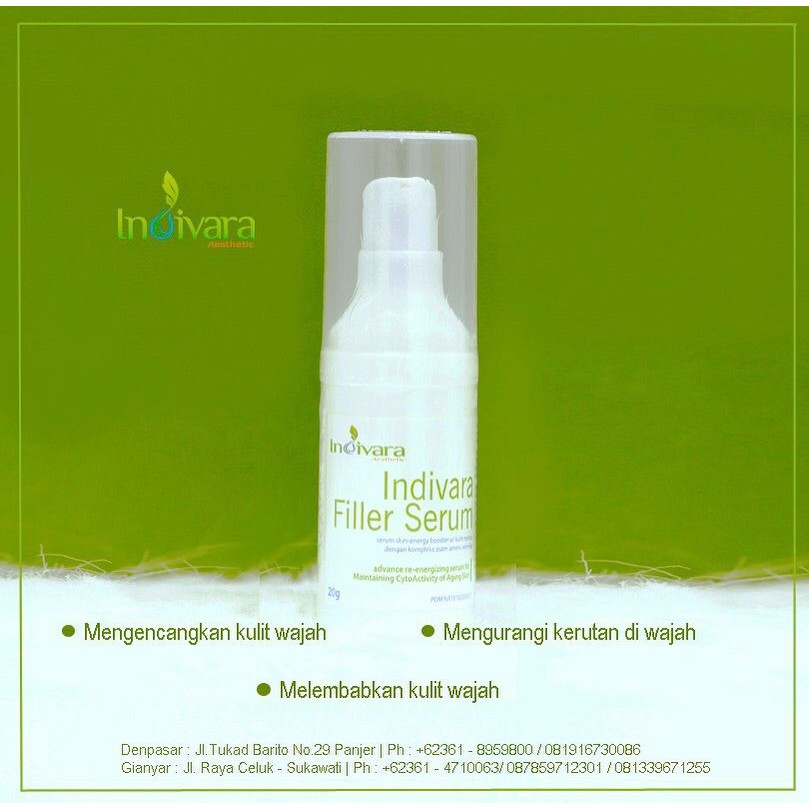 Jual INDIVARA FILLER SERUM 20 GR | Shopee Indonesia