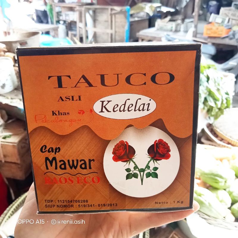 Jual TAUCO / KEDELAI CAP MAWAR ASLI KHAS PEKALONGAN 1KG / SOTO TAUTO ...