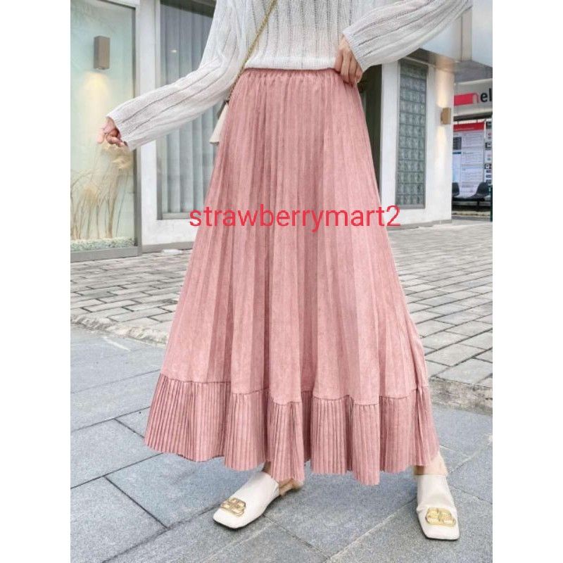Jual PERTAMA JUAL LONDON GIRL ROK PANJANG PRISKET SUEDE 6708 | Shopee ...