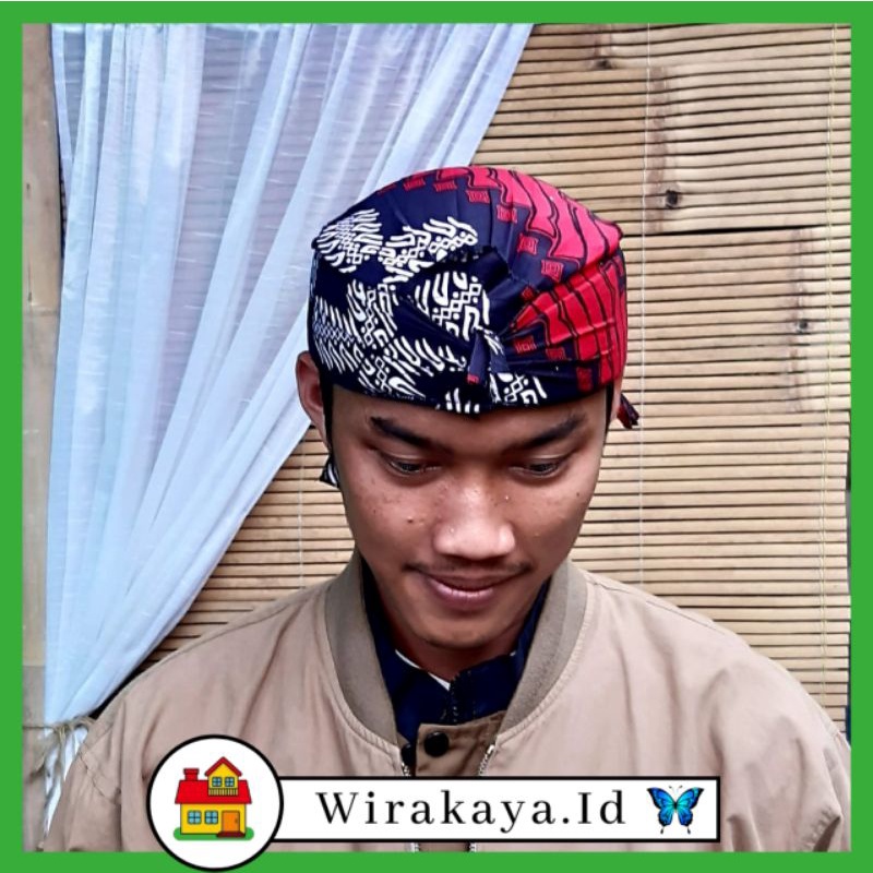 Jual Iket Ikat Kepala Tradisional Sunda Totopong Blangkon Batik Motif ...