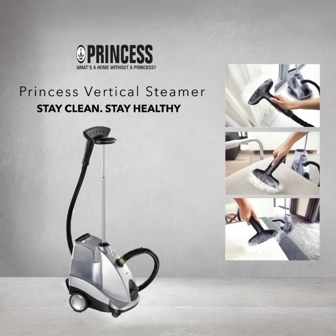 Jual Princess Vertical Steamer Abu Abu 332731 Termurah | Shopee Indonesia