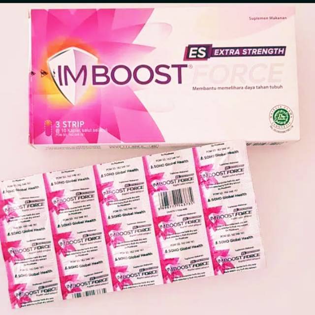 Jual Imboost force Extra strenght Tablet isi sebox isi 30 tab | Shopee ...