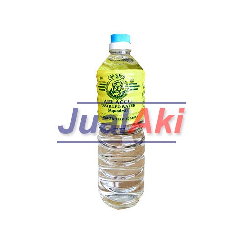Jual Cap Singa Air Accu Air Aki Botol 1 Liter | Shopee Indonesia
